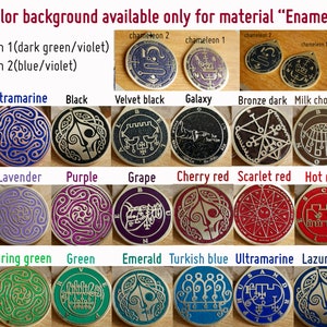 Vine Seal Necklace, Ars Goetia Demon Jewelry, Sigil of Vine Pendant - Etsy