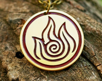 Fire Nation Necklace - Etsy