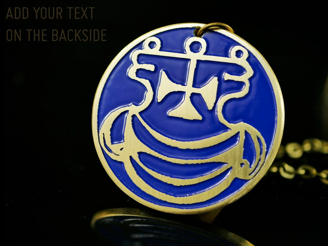 Seal of Agares Necklace, Ars Goetia Demon Sigil Pendant, Lesser Key of ...