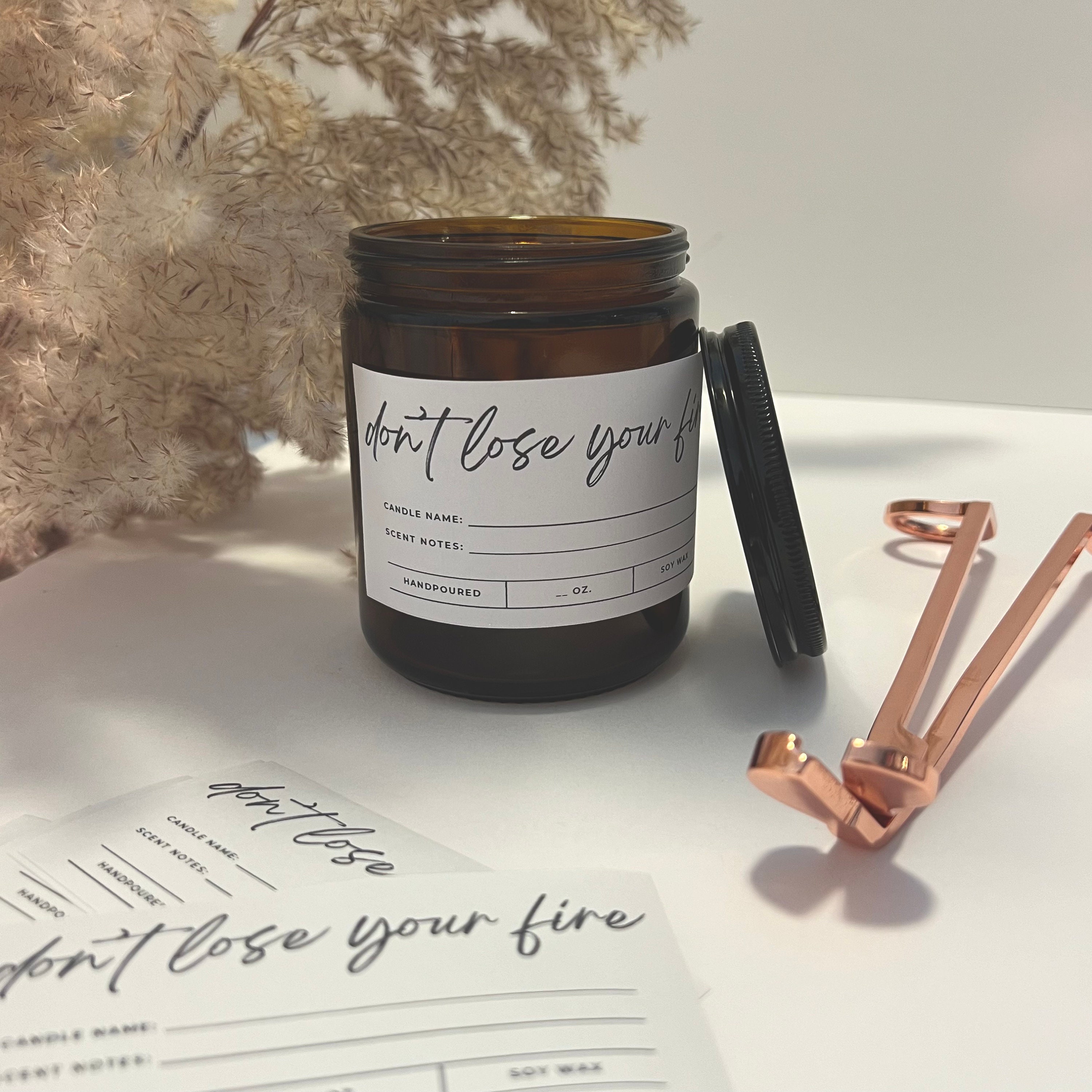 Cute Labels for Homemade Candles Candle Making Workshop and Parties ...