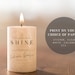 Personalized Memorial Candle Label for Weddings, Funerals, Memorials ...