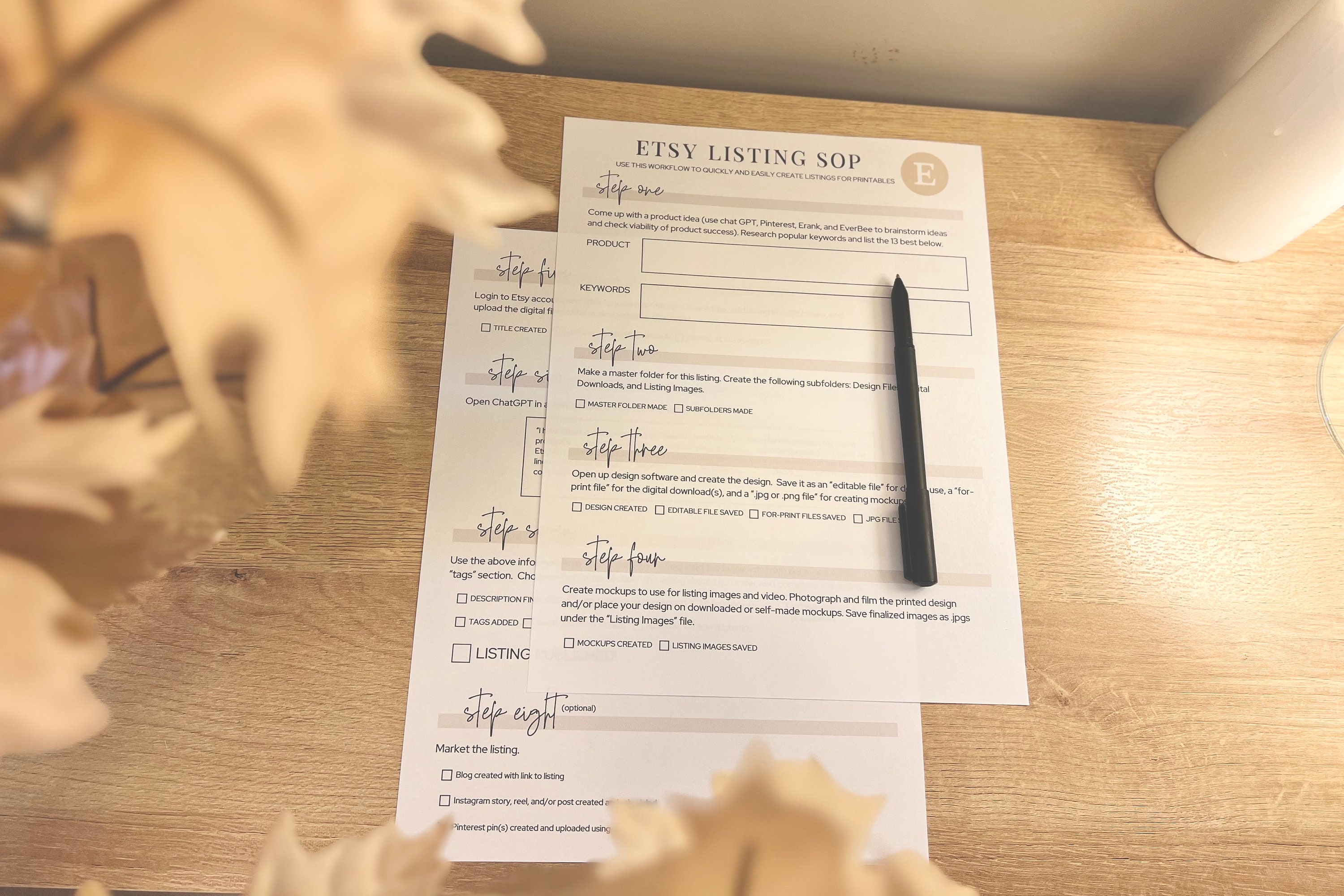 Standard Operating Procedure for Digital/printable Etsy Sellers ...