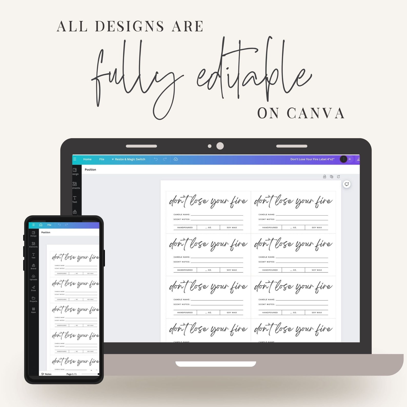 Cute Labels for Homemade Candles Candle Making Workshop and Parties ...