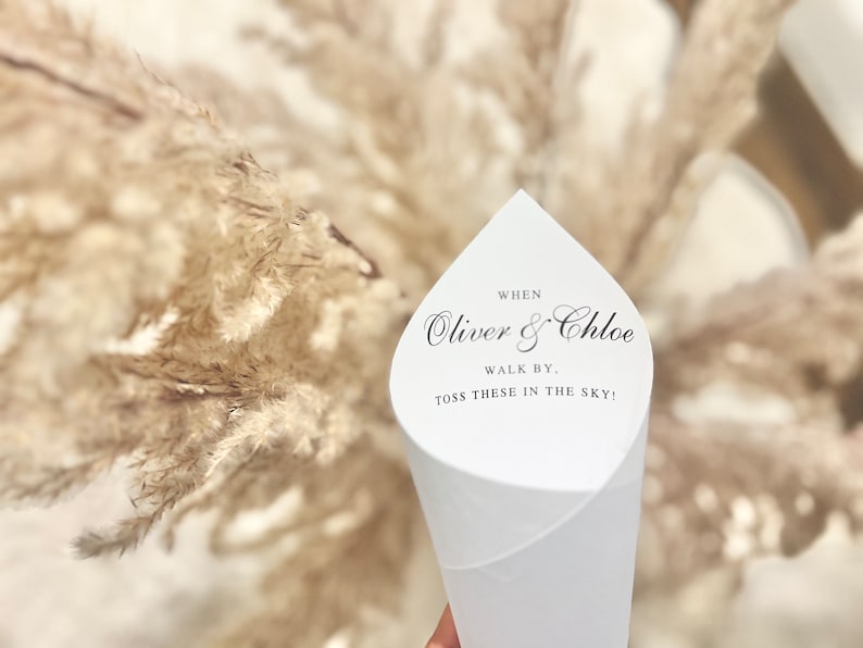 DIY Petal Cone, Wedding Petal or Confetti Toss, Paper Cone ...