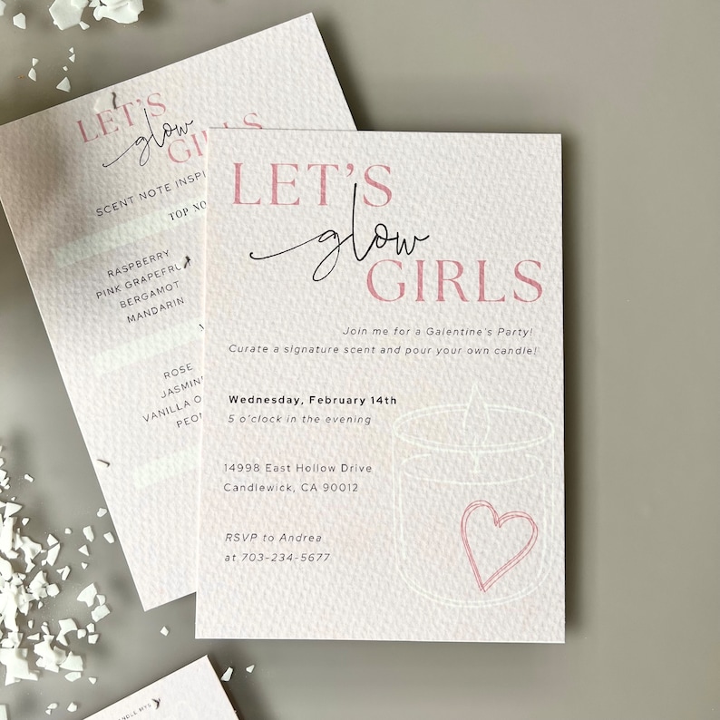 Happy Galentine's Day Candle Making Party Pack | Galentine's ...