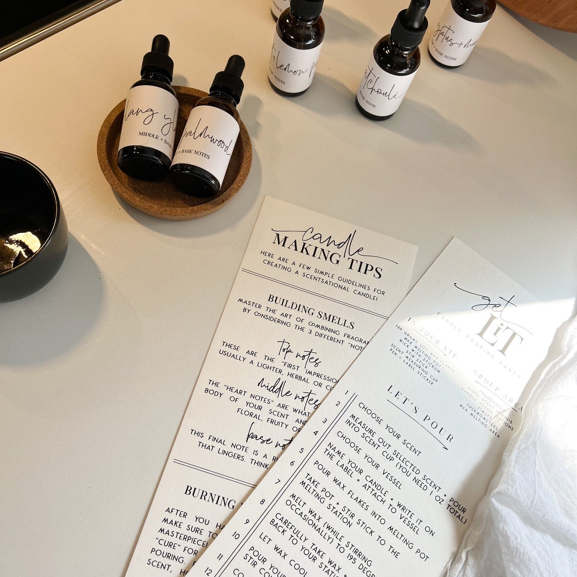 Candle Making Tips Printable | Minimalist Style for DIY Candle Making ...