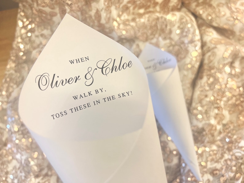 DIY Petal Cone, Wedding Petal or Confetti Toss, Paper Cone ...