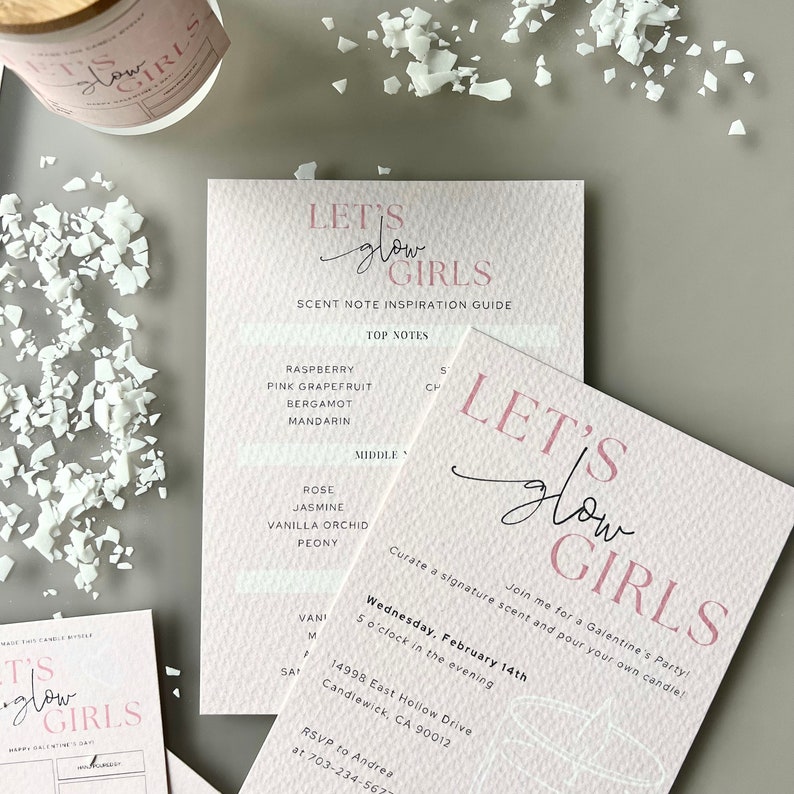 Happy Galentine's Day Candle Making Party Pack | Galentine's ...