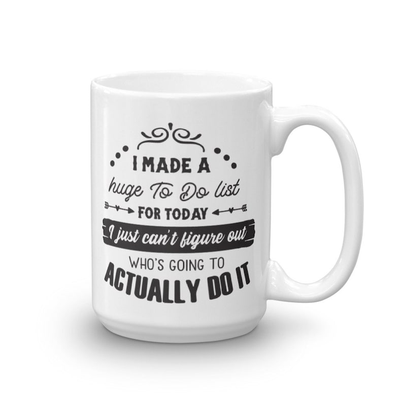 To Do List Mug - Etsy Israel