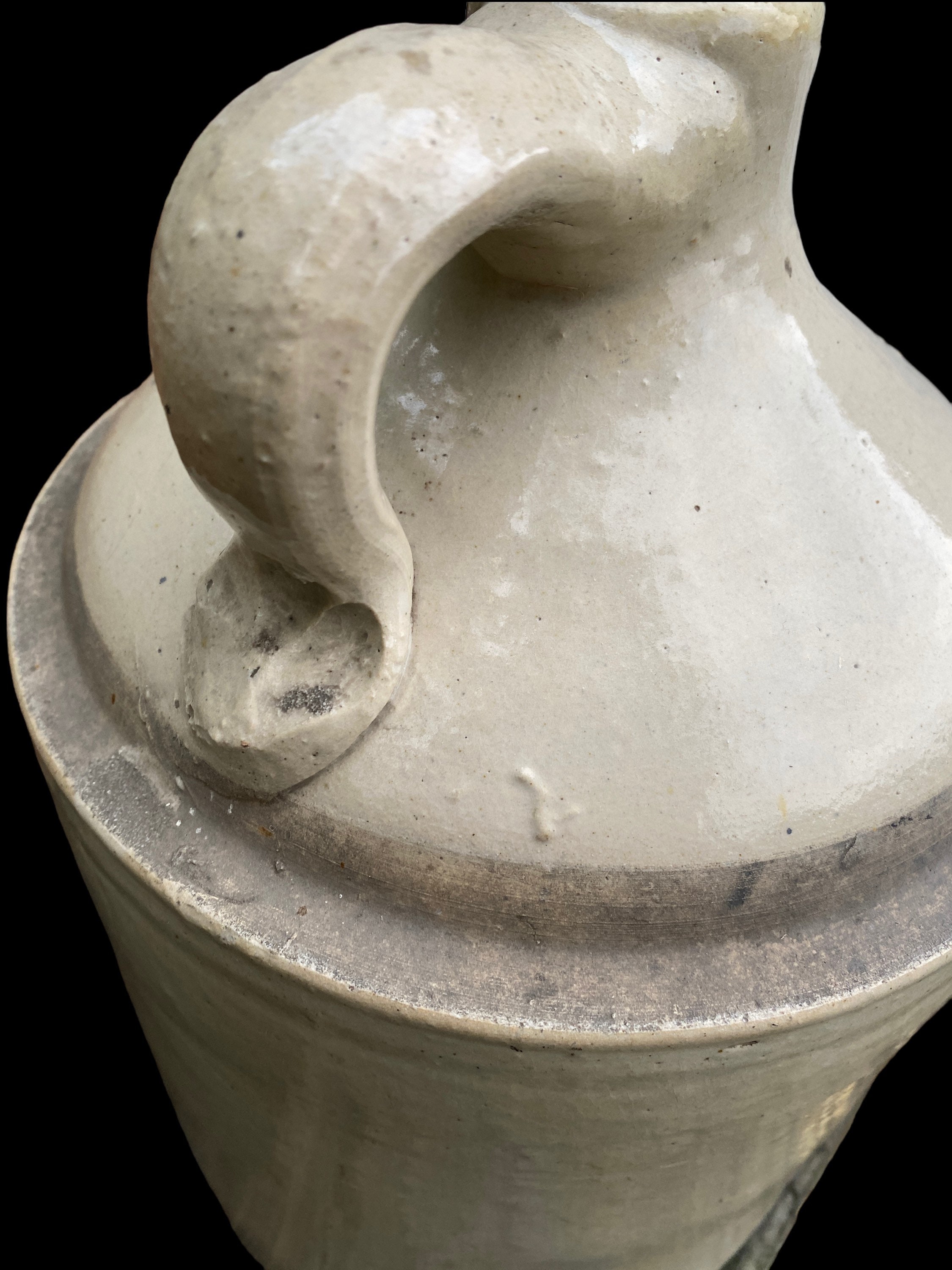 Antique Primitive Jug Stoneware Salt Glazed Whiskey Jug - Etsy