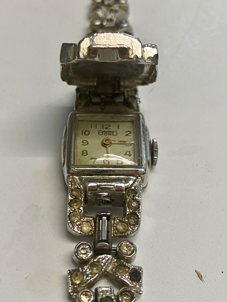 Vintage 1940s 1950s Accro Bond Fine Jewelry Wrist Watch - Etsy