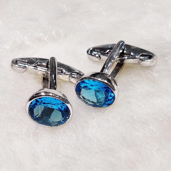 Gemstone Cufflinks - Etsy