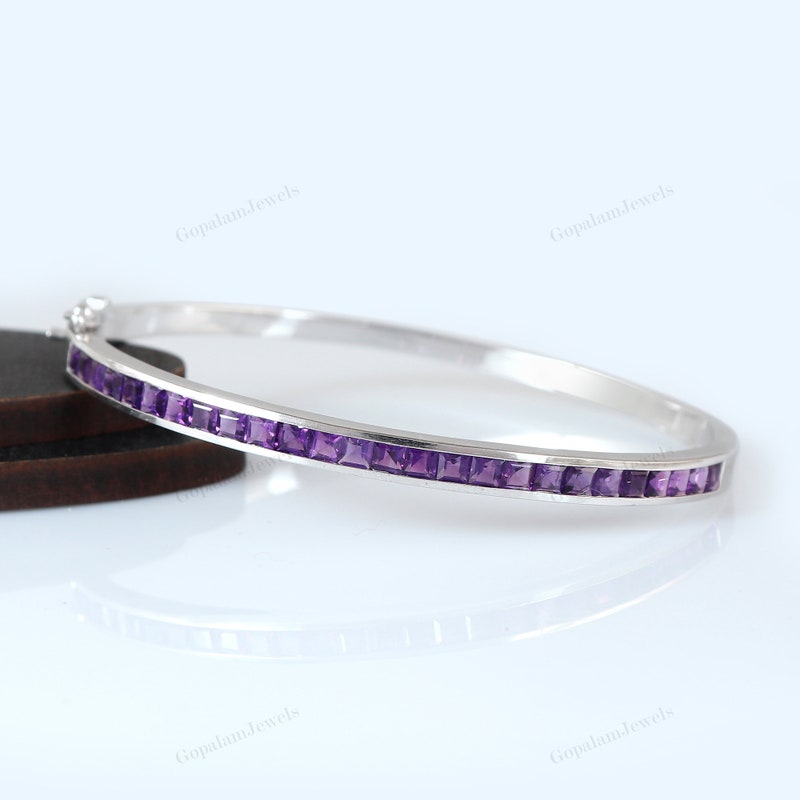 Amethyst Bangle - Etsy
