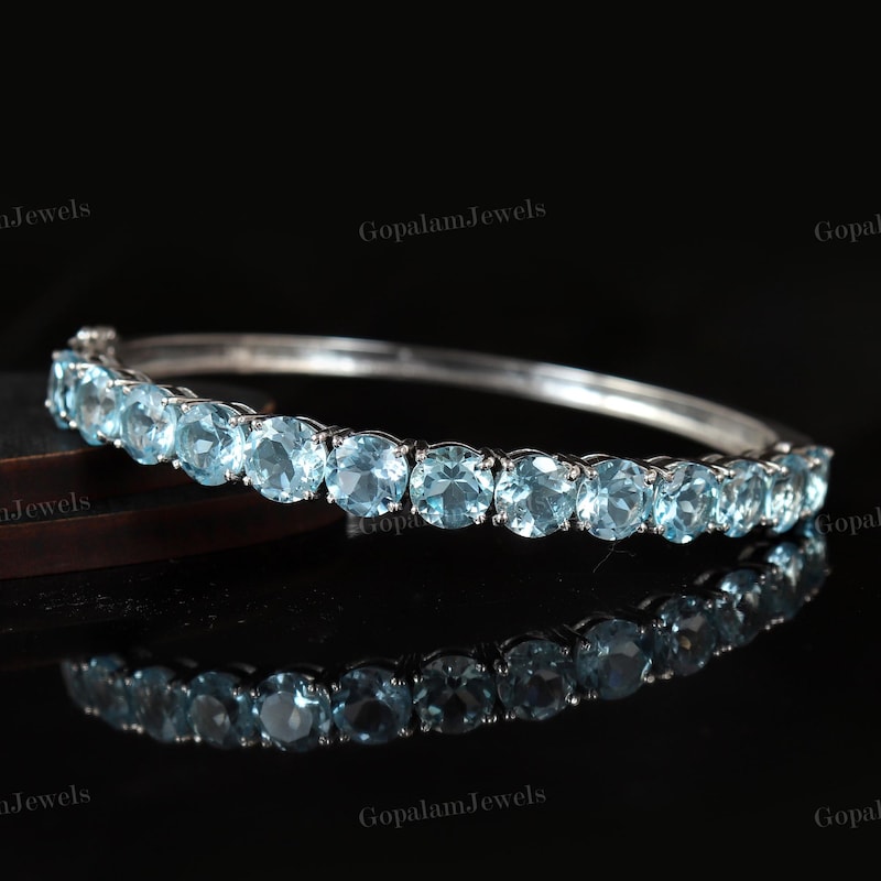 Silver Bangle - Etsy