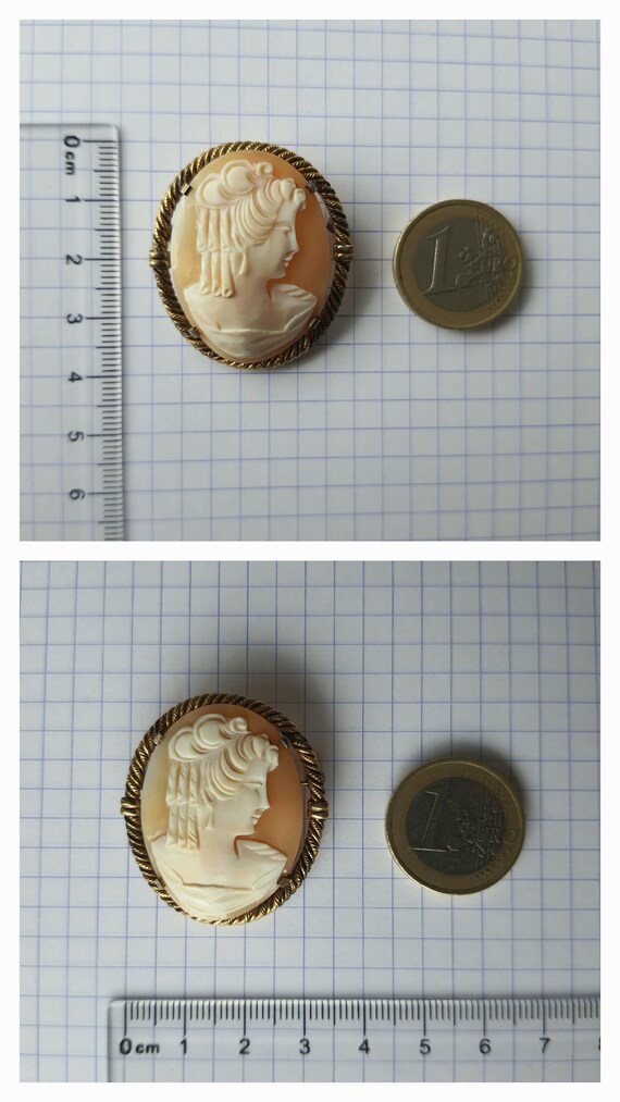 Broche ancienne camée - Gem