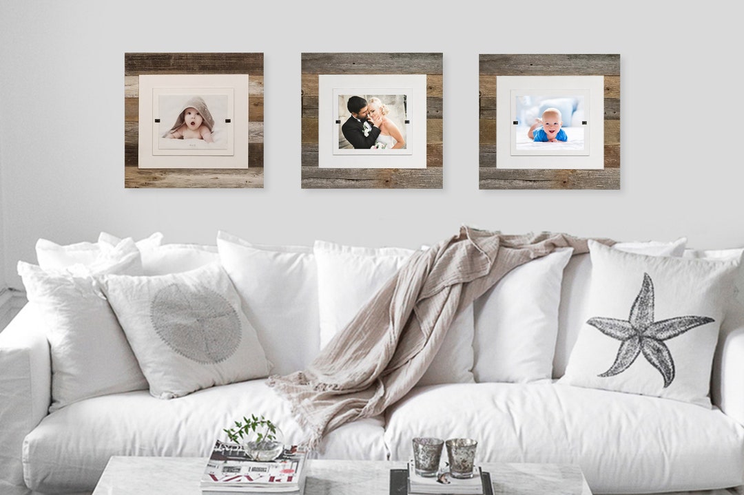 Rustic Traditional Reclaimed Wood 8 X 10 Picture Frames - Etsy