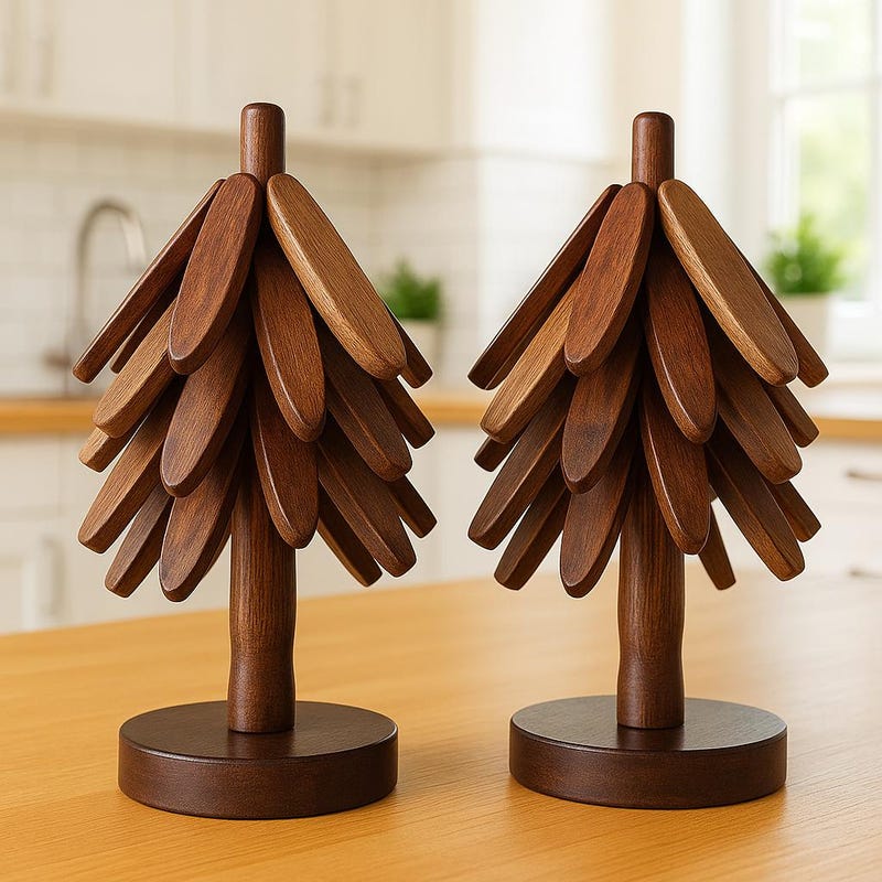 Wooden Tree Trivet - Etsy