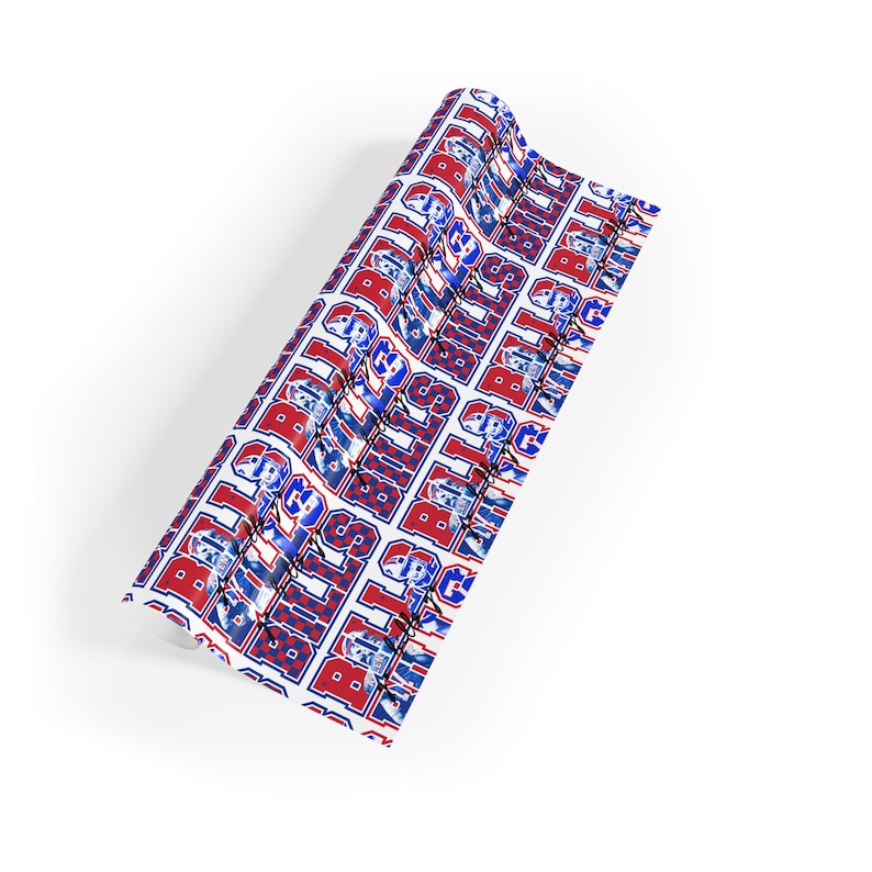 Buffalo Football Wrapping Paper: Game Day Gift, Eco-friendly - Etsy