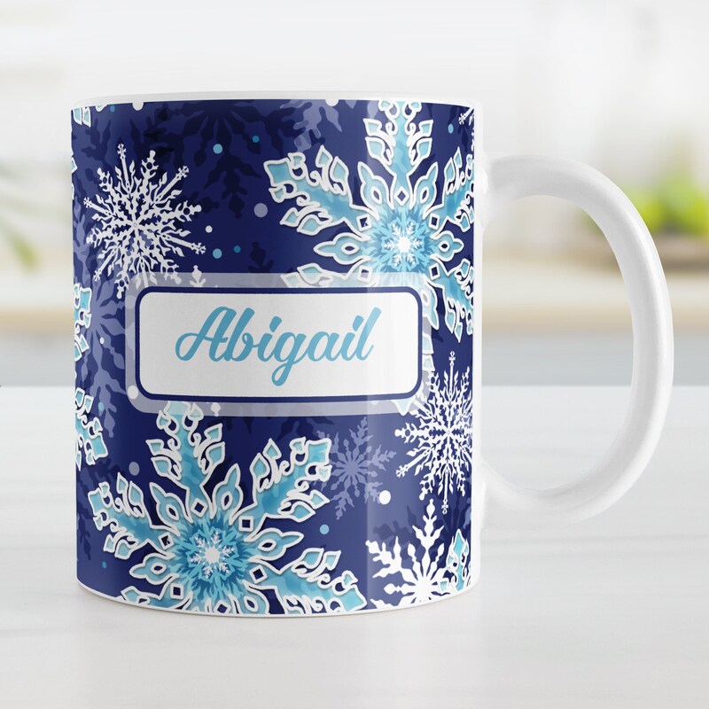 Snowflake Mug - Etsy