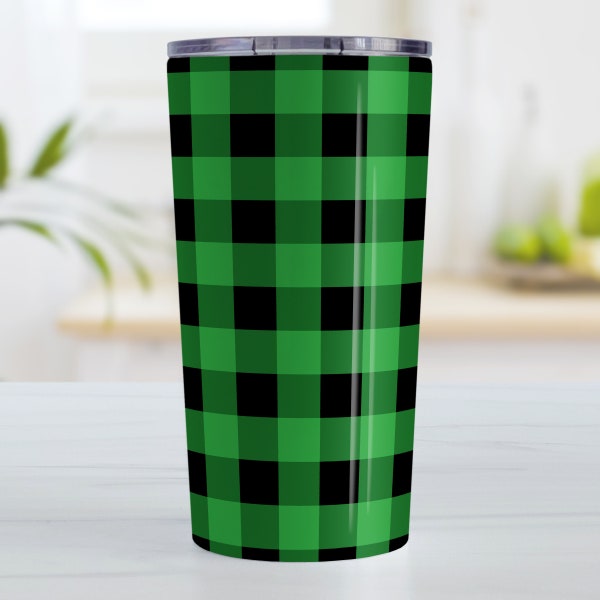 Buffalo Plaid Cups - Etsy