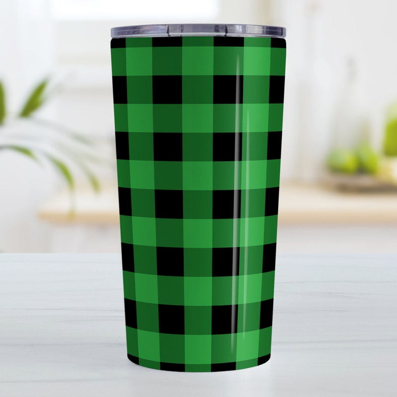 Buffalo Plaid Cups - Etsy