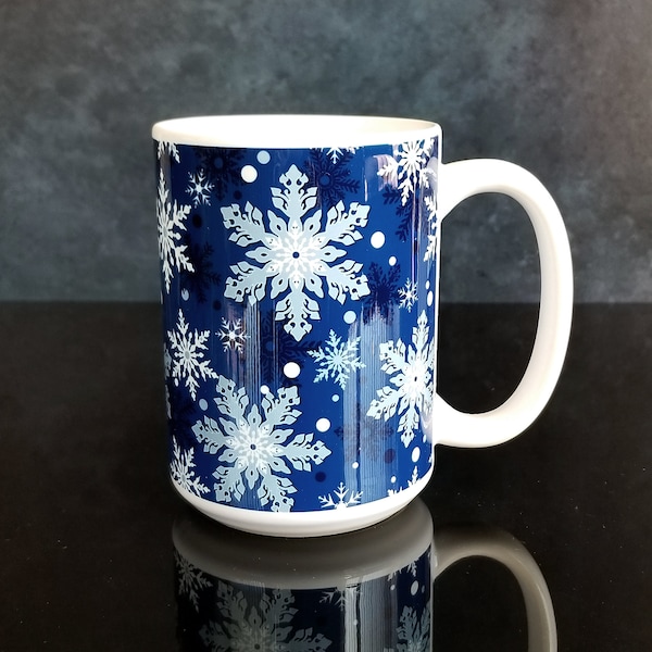 Snowflake Mug - Etsy