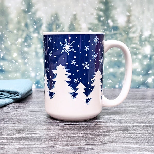 Winter Mug - Etsy