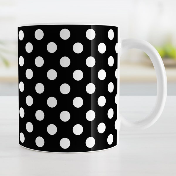 Polka Dot Coffee Cup - Etsy