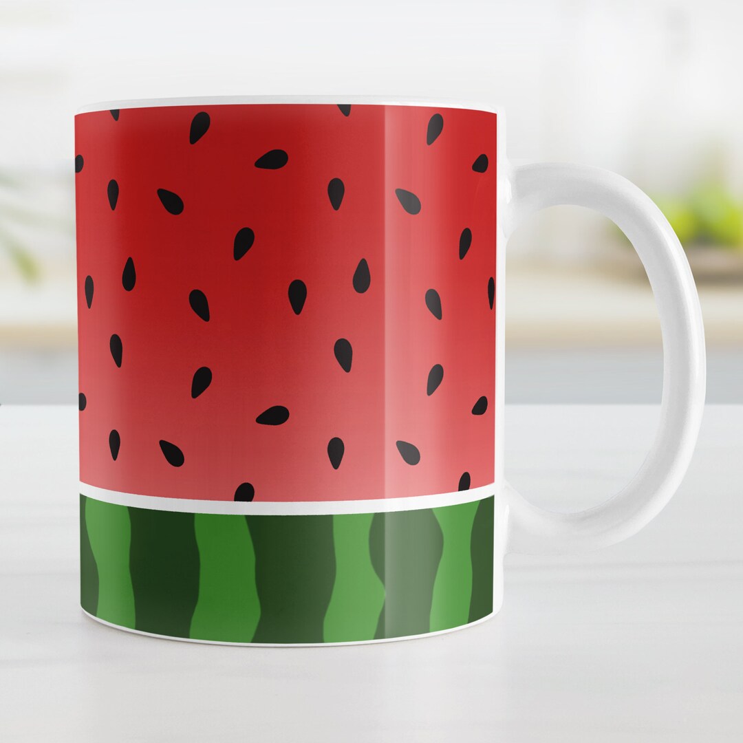 Watermelon Mug – Summer Watermelon Coffee Cup – Fruit Kitchen Decor ...