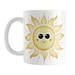 Cute Happy Sun Mug, Yellow Sunshine, Morning Daytime Mug 11oz or 15oz ...