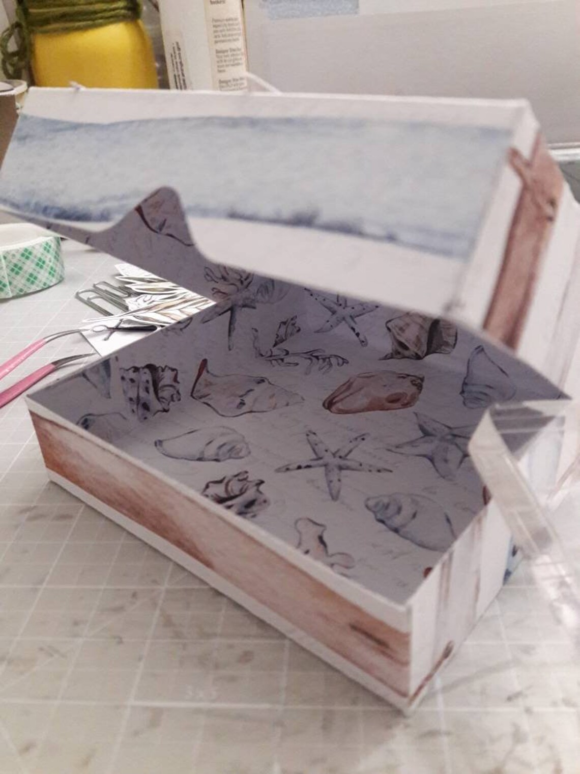 Beach Theme Mini Gift Box, Handmade Gift Box, Gifts, Beach Gifts ...