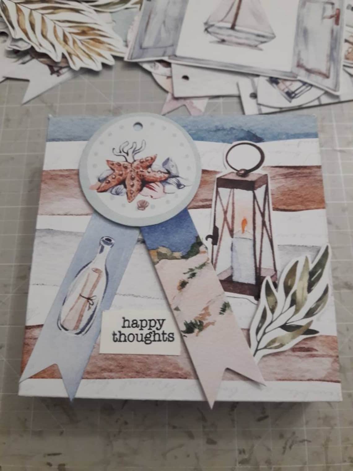 Beach Theme Mini Gift Box, Handmade Gift Box, Gifts, Beach Gifts ...