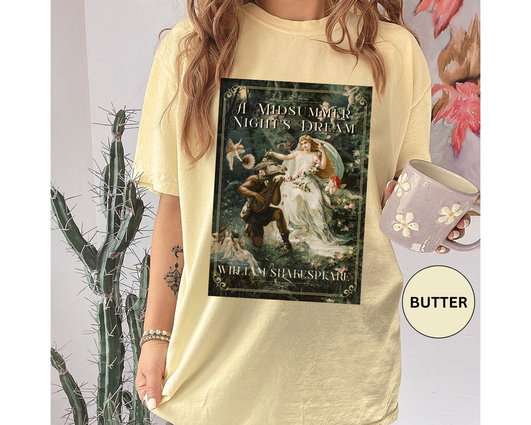 A Midsummer Night's Dream Tshirt William Shakespeare Fan Gift Theatre ...