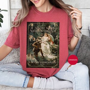 A Midsummer Night's Dream Tshirt William Shakespeare Fan Gift Theatre ...
