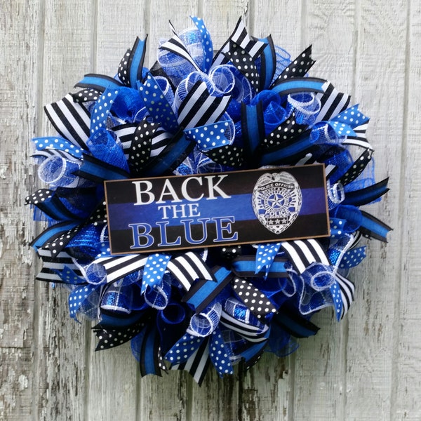 Police Wreath - Etsy