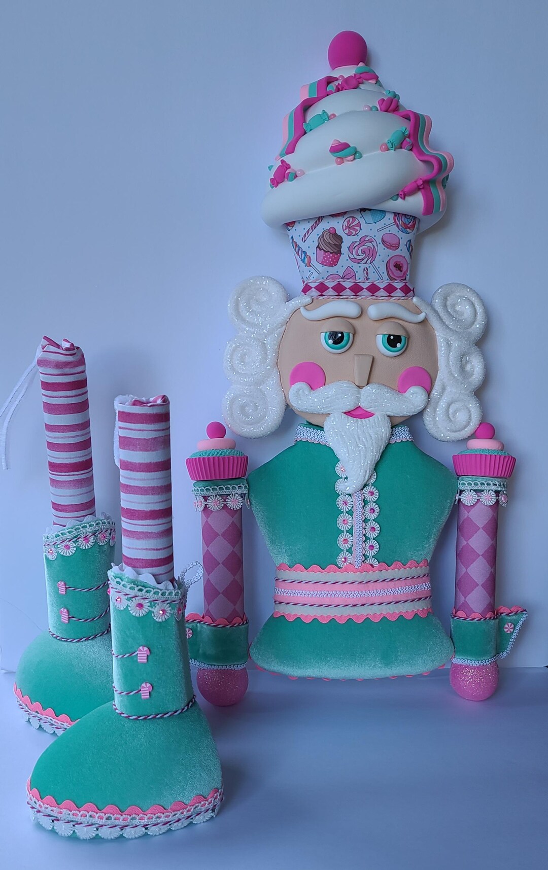 Sweet Cheeks Nutcracker Wreath Attachment: Christmas Decor - Etsy