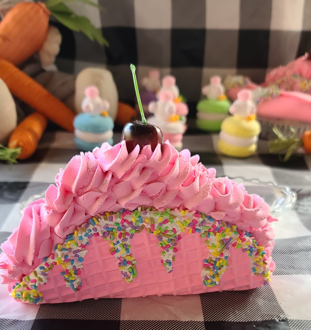 Large Candyland Fake Sweet Taco, Faux Candyland Taco for Tiered Tray ...