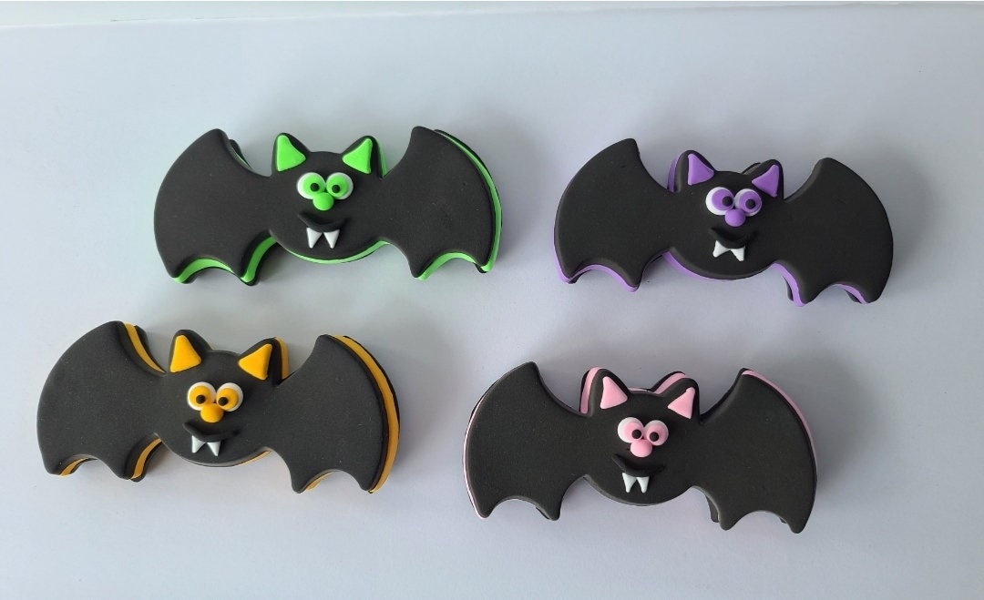Faux Halloween Bat Cookie, Fake Pastel Bat Cookie, Tiered Tray Decor ...