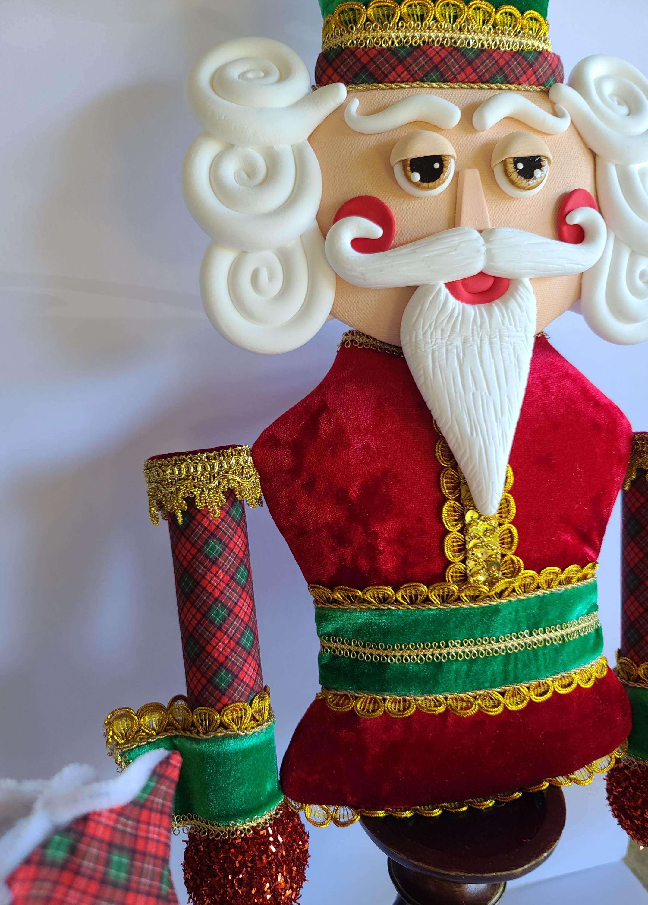 Nutcracker Christmas Wreath Attachment: Traditional Holiday Decor - Etsy