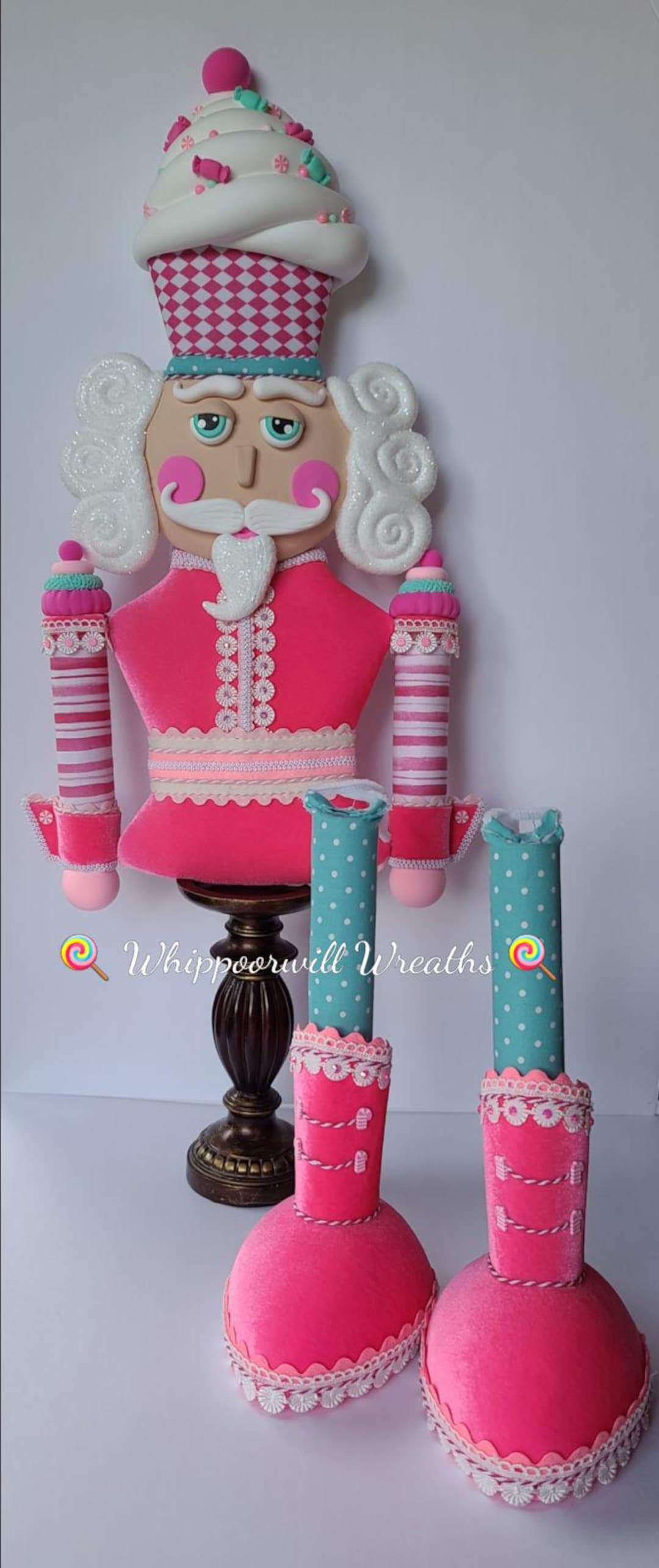 Sweet Cheeks Nutcracker Wreath Attachment - Etsy
