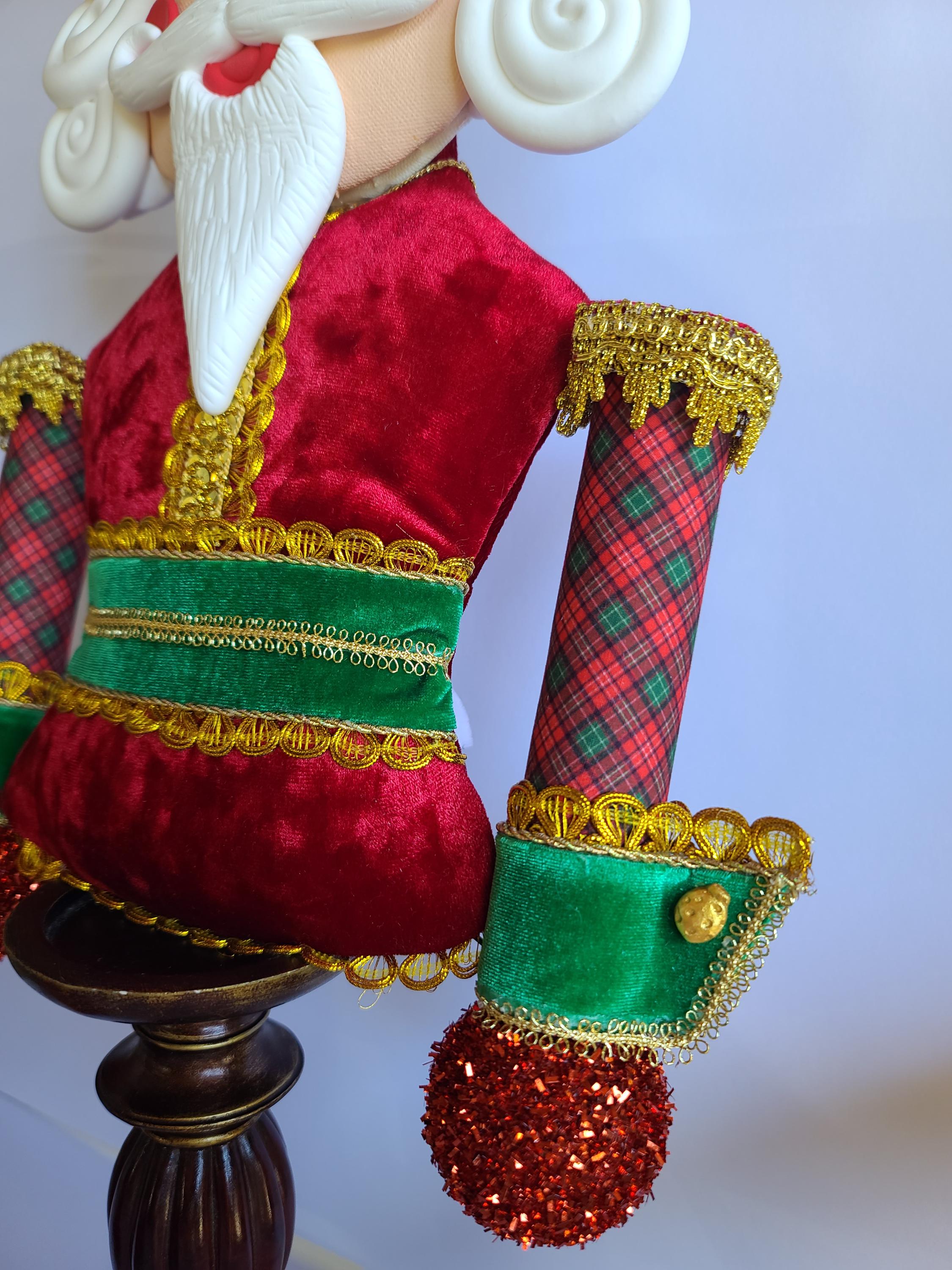 Nutcracker Christmas Wreath Attachment: Traditional Holiday Decor - Etsy