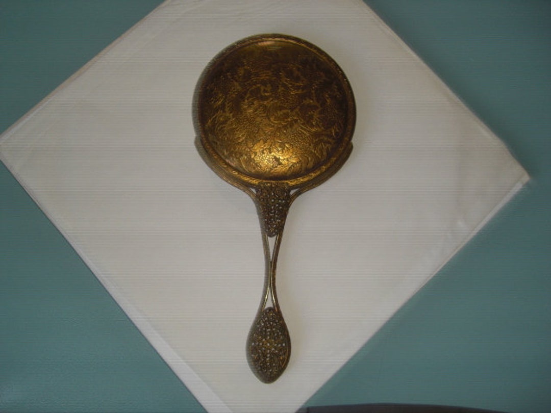 Liberty Jugendstil Brass Mirror 1900 BOHEMIA GABLONZ - Etsy