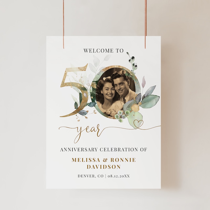 50th Anniversary Poster - Etsy