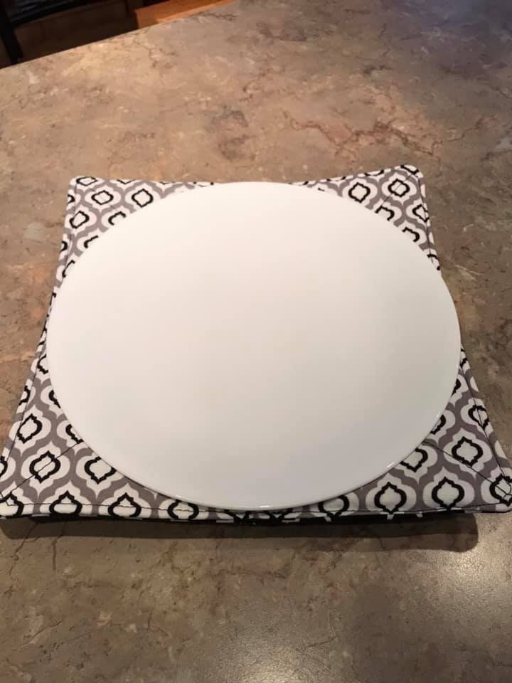 Microwave Plate Cozy 11.5"x11.5" - Etsy Canada