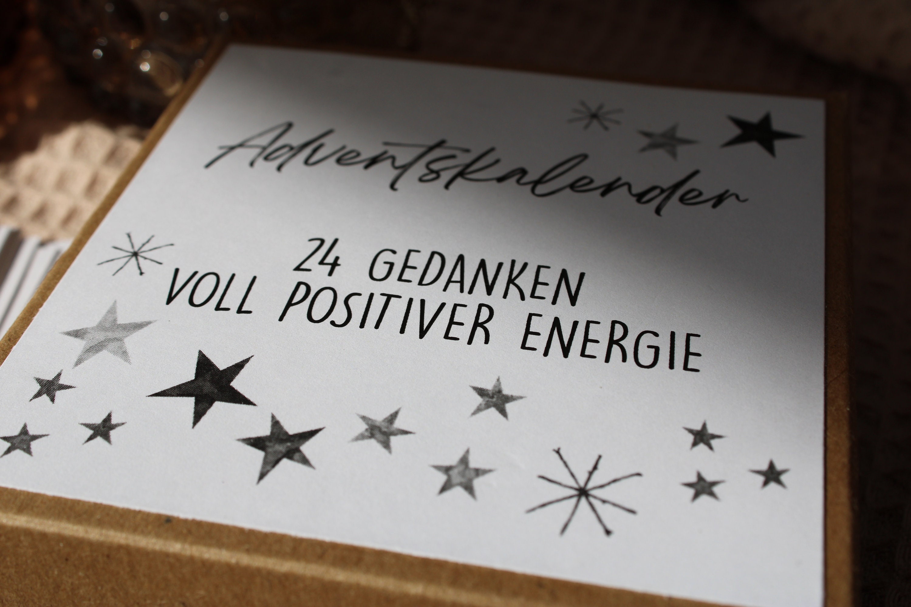 24 Positive Gedanken Adventskalender