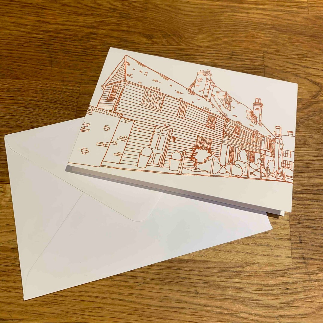 Russells Yard Cranbrook A6 Blank Greeting Card With Envelope - Etsy UK