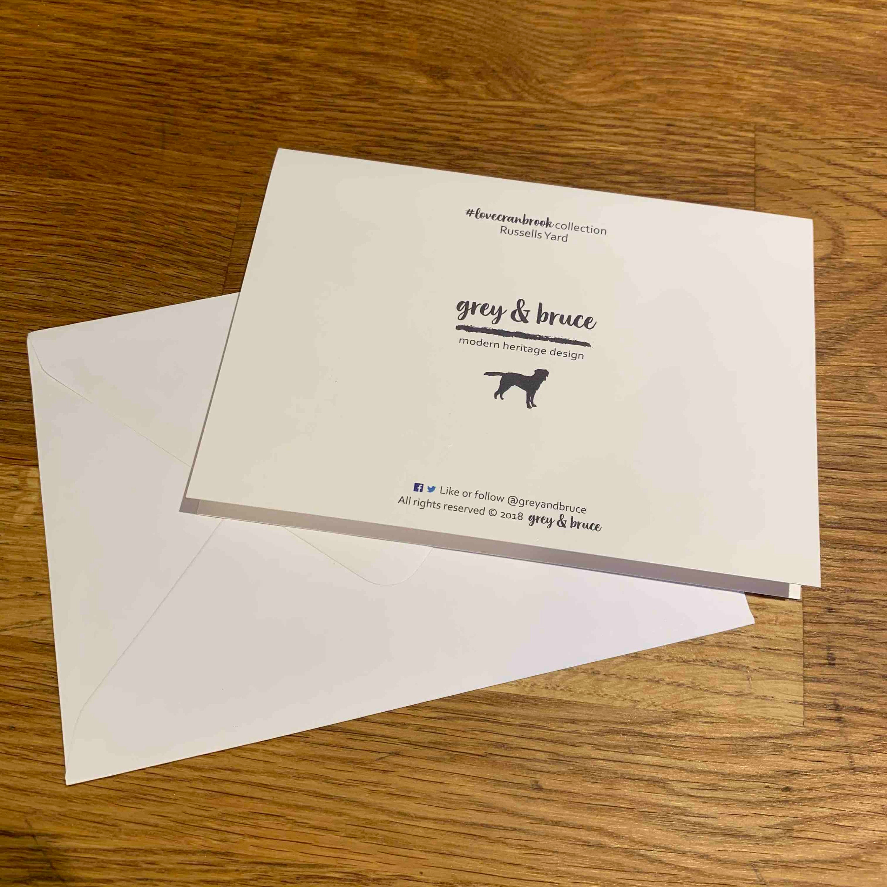 Russells Yard Cranbrook A6 Blank Greeting Card With Envelope - Etsy UK