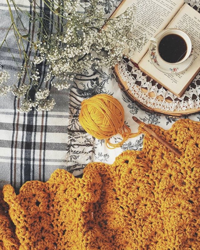 The Sunday Morning Blanket Crochet Pattern - Etsy