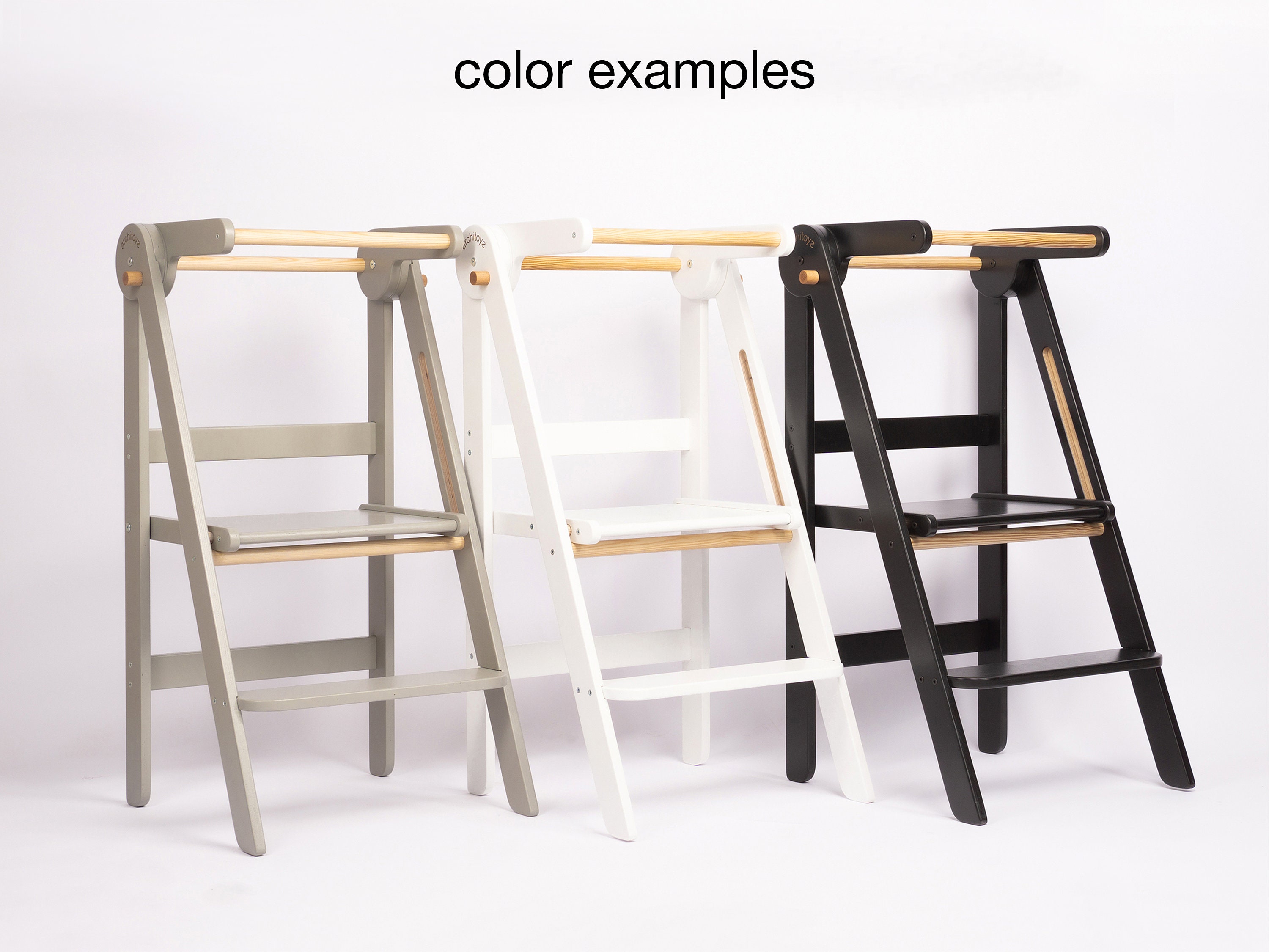 Folding Helper Tower PEAK Kitchen Step Stool Toddler Safety | Etsy