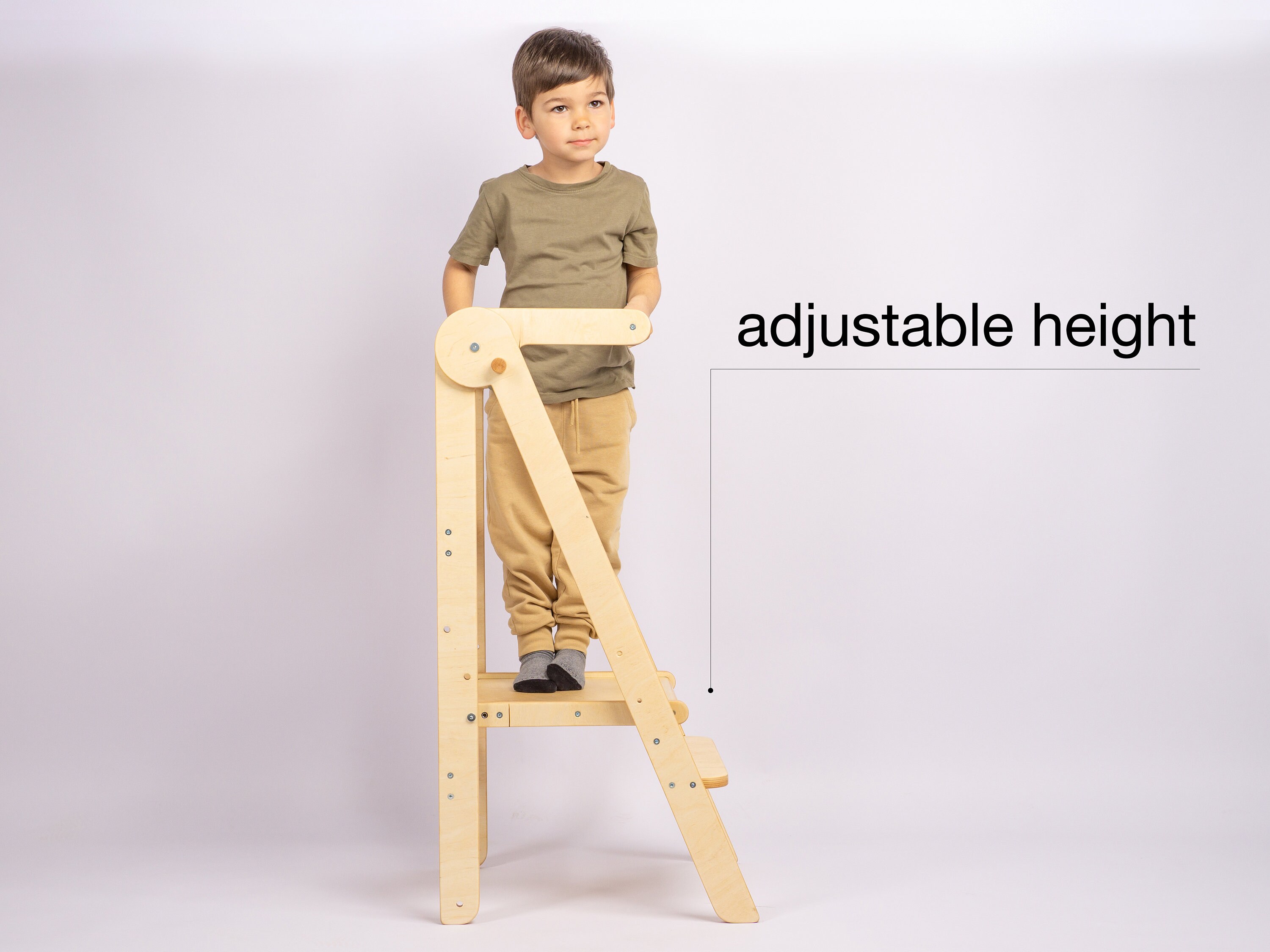 Adjustable Folding Helper Tower PEAK Kitchen Step Stool - Etsy Canada